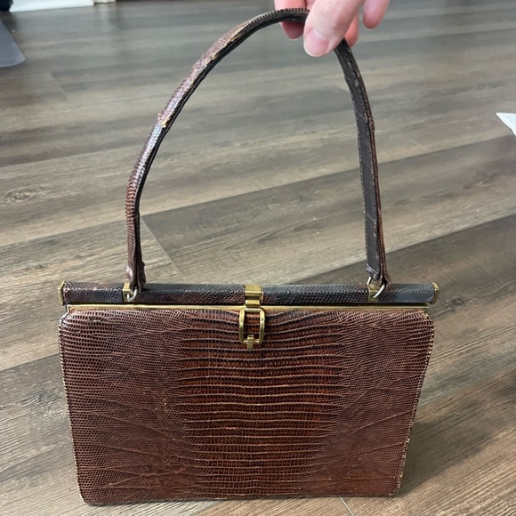 Bellstone | Bags | Vintage 95s Lizard Handbag | Poshmark